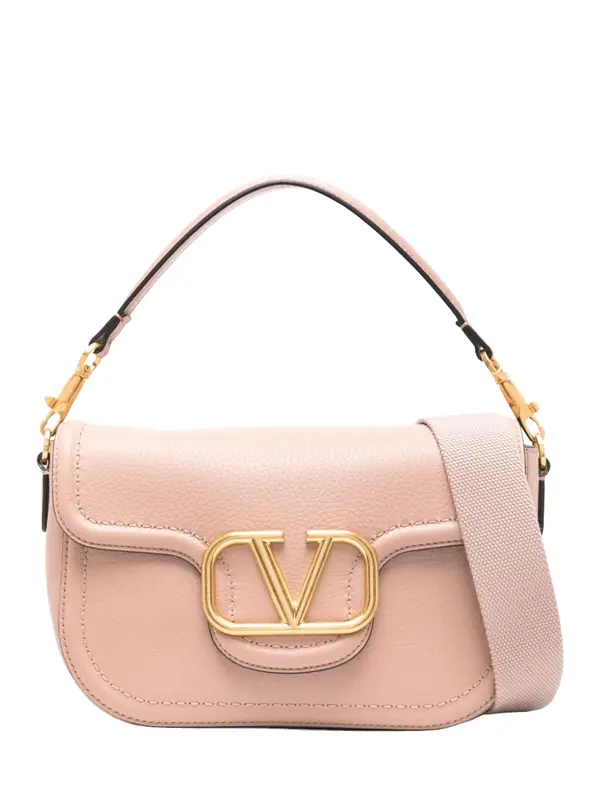 Valentino Garavani Alltime Leather Shoulder Bag - Pink