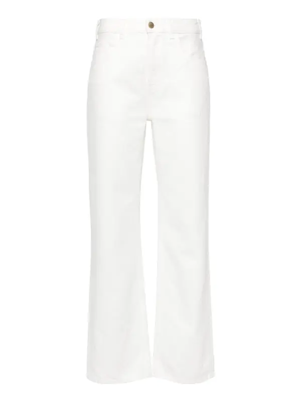 Chloé Low-rise Flared Jeans - White