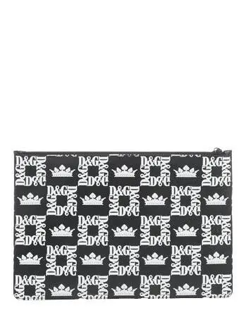 Dolce & Gabbana Soft Leather Clutch - Black