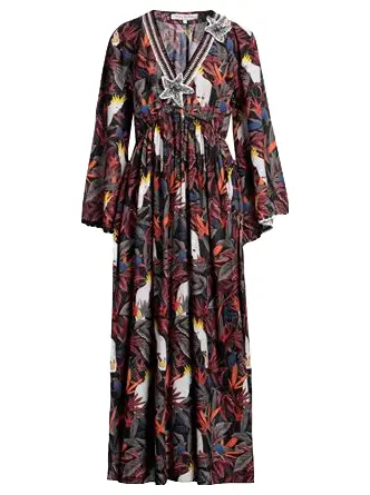 CONNOR & BLAKE Floral Maxi Dress - Black