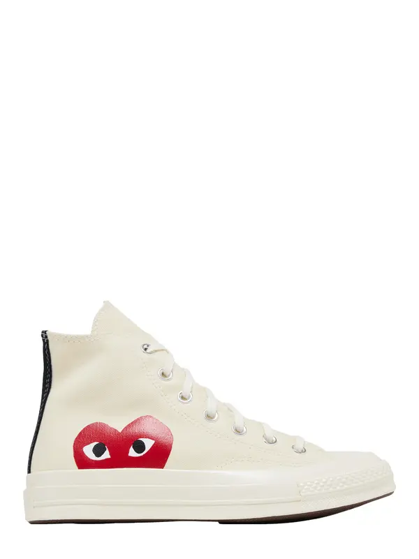 CONVERSE Comme Des Garçons X Chuck 70 Hi 'play - White