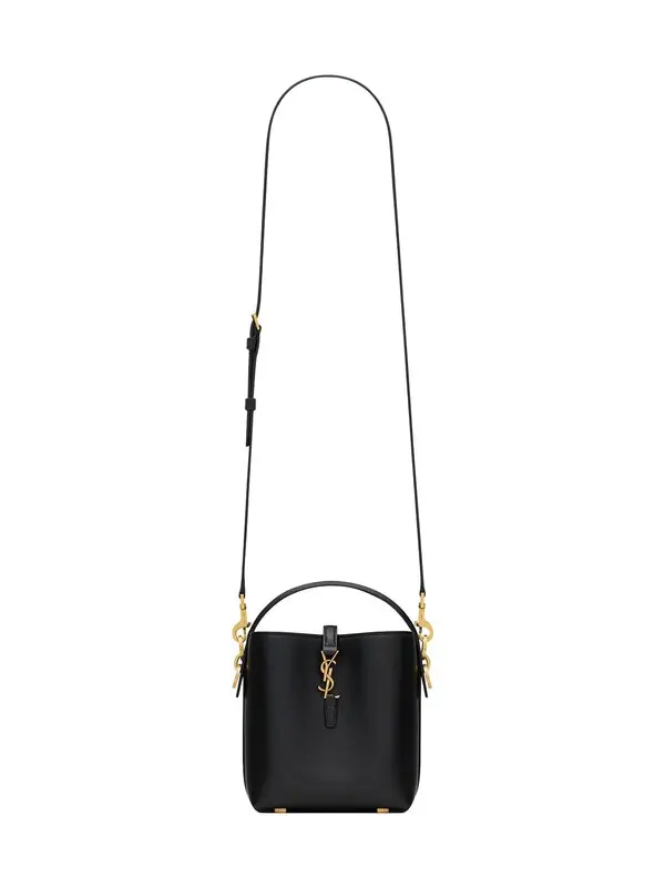 Saint Laurent Mini Le 37 Bucket Bag - Black