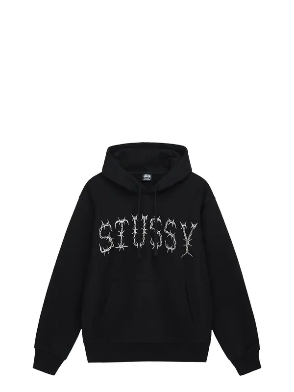 StÜssy Barb Hoodie - Black