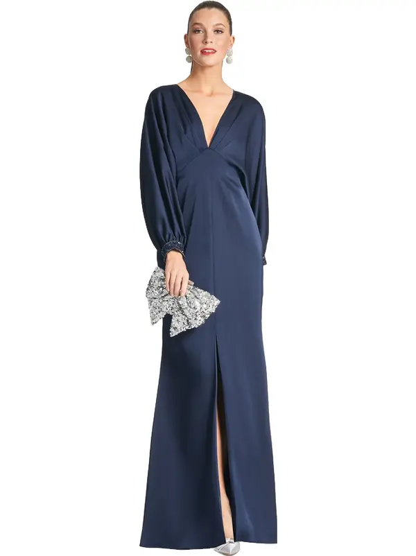 Sachin & Babi Maia Gown - Blue / Navy