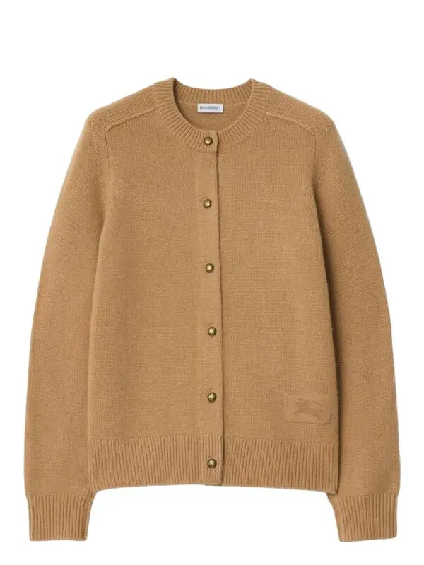 Burberry Cashmere Cardigan - Butterscotch Brown