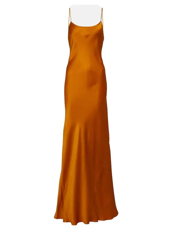 Victoria Beckham Cami Gown - Orange