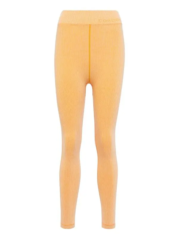 Cordova Sierra Ribbed-knit High-rise Leggings - Orange