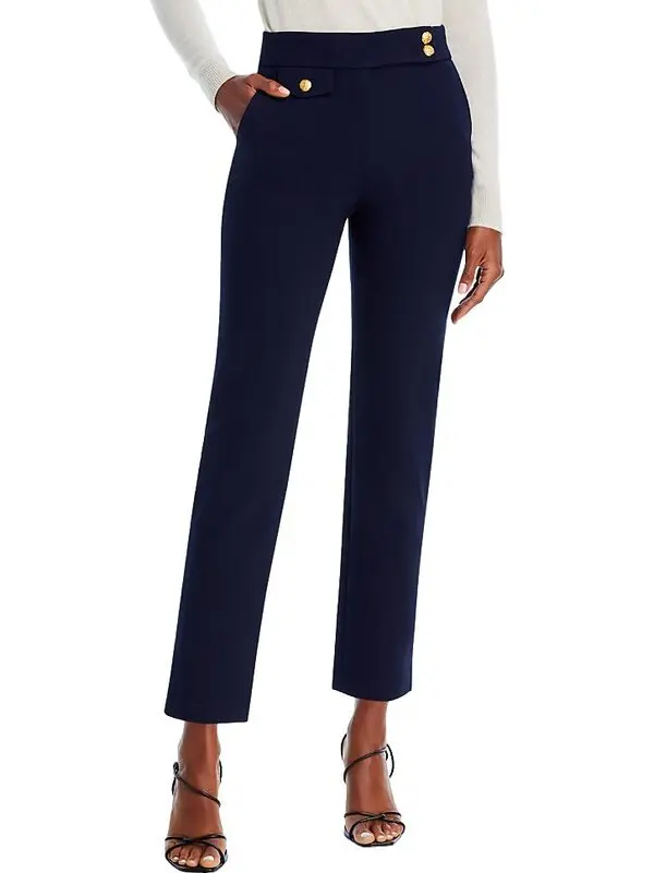 Veronica Beard Renzo Trousers - Navy/gold