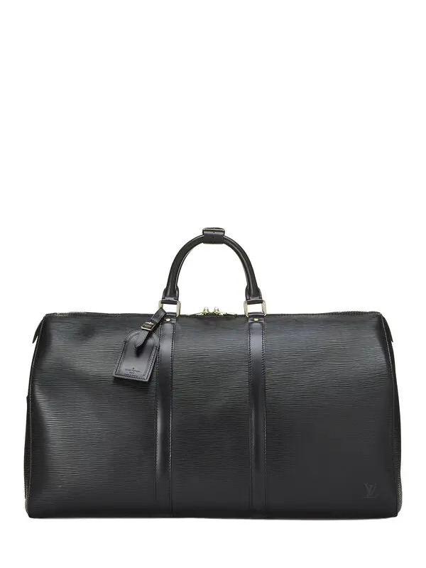 LOUIS VUITTON Epi Keepall 50 - Black