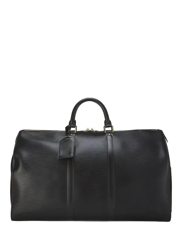 LOUIS VUITTON Epi Keepall 50 - Black