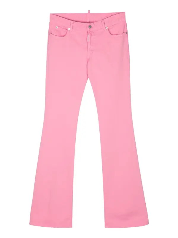 Dsquared2 Mid-rise Flared Jeans - Pink