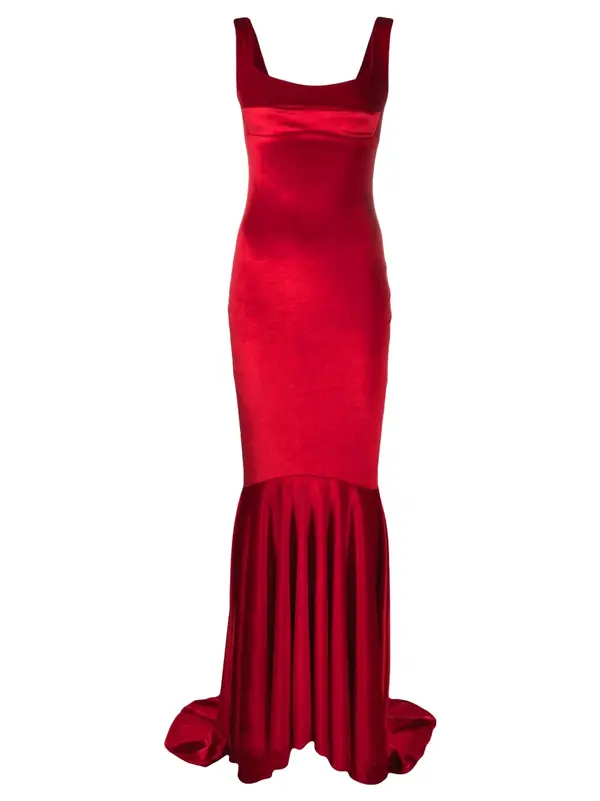 ATU BODY COUTURE Velvet Gown - Red