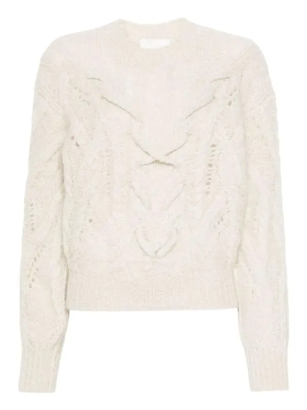 Isabel Marant Eline Chunky Jumper - Neutrals