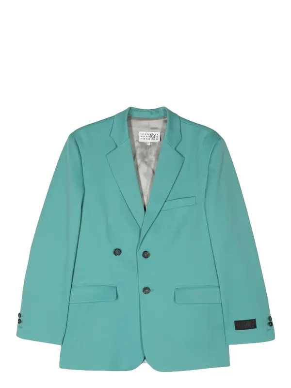 MAISON MARGIELA Double-breasted Tailored Blazer - Blue