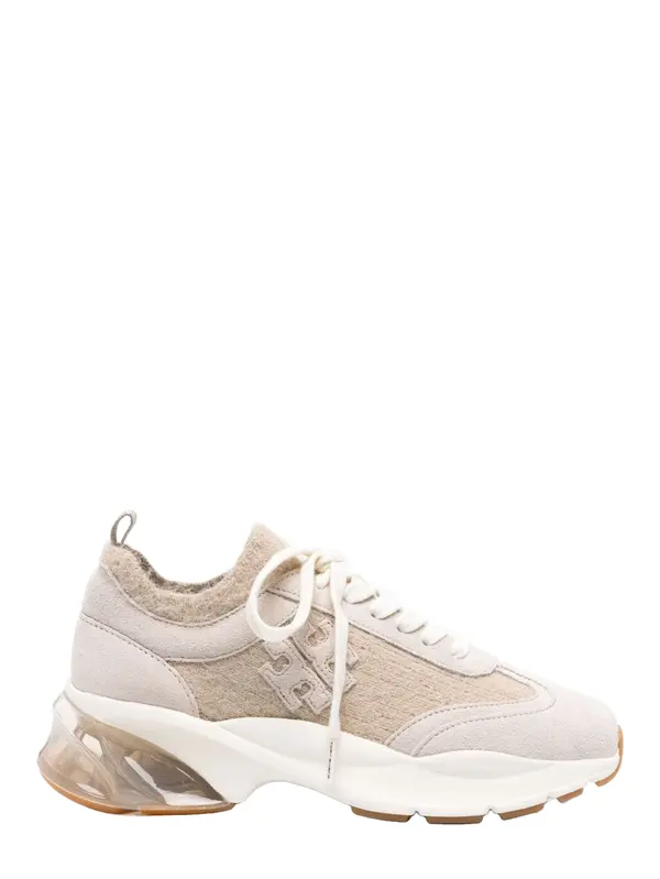 Tory Burch Good Luck Knitted Sneakers - Neutrals