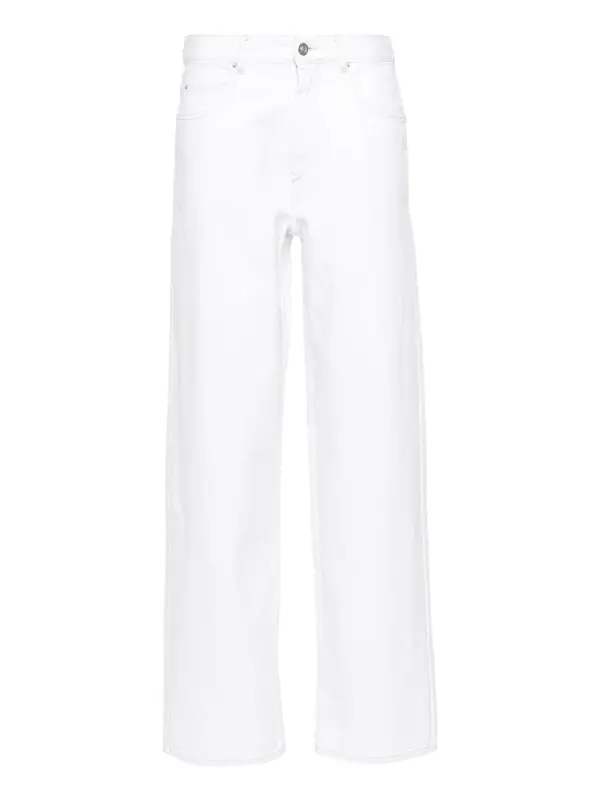 Isabel Marant Joanny Mid-rise Jeans - White