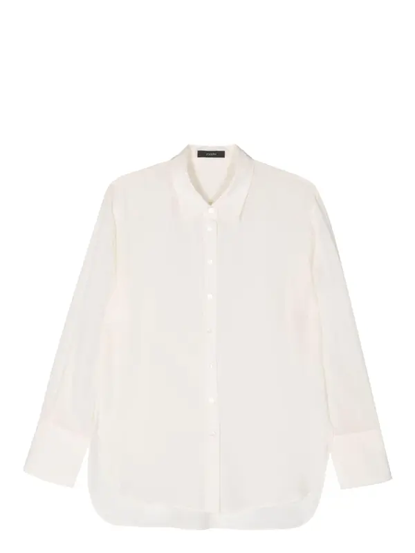 JOSEPH Crepe De Chine Shirt - White