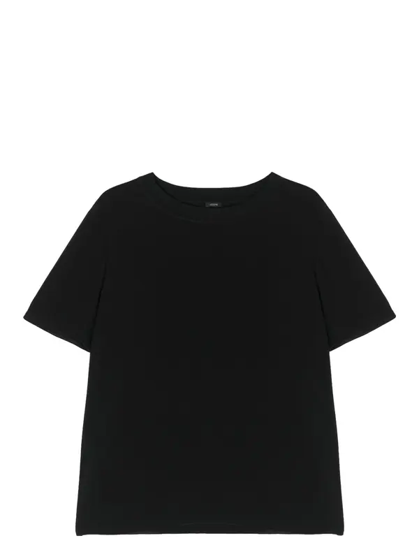 JOSEPH Rubin Crepe-de-soie T-shirt - Black