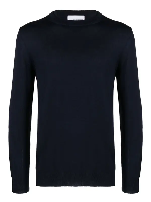 COSTUMEIN Arnold Virgin Wool Jumper - Blue