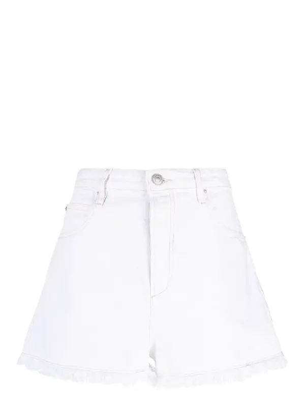 Isabel Marant Lesia Denim Shorts - White