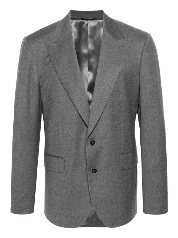 Dolce & Gabbana Single-breasted Blazer - Grey