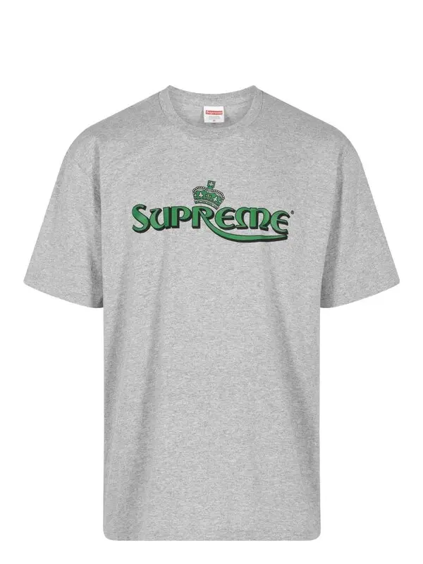 Supreme Crown Cotton T-shirt - Grey