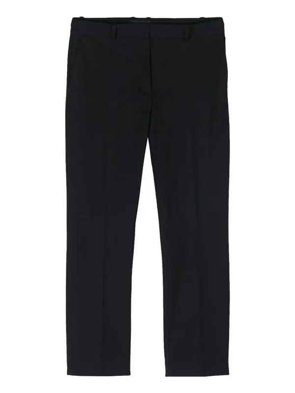 JOSEPH Gabardine Coleman Tailored Trousers - Blue