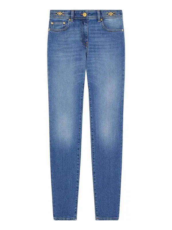 Versace Medusa '95 Skinny Jeans - Blue