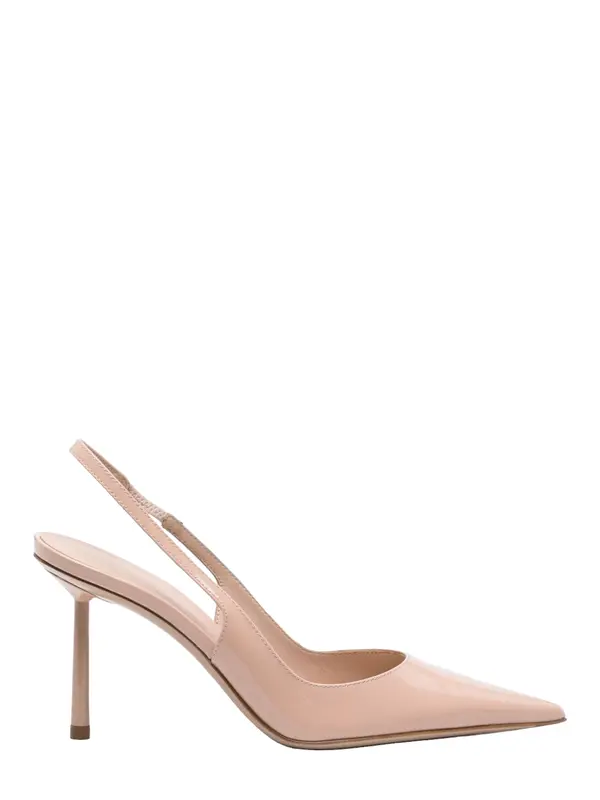 LE SILLA Bella 95mm Patent Leather Pumps - Neutrals
