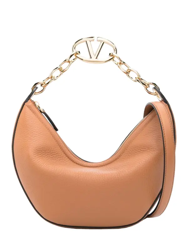 Valentino Garavani Vlogo Hobo Bag - Brown