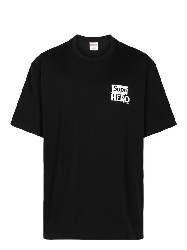 Supreme X Antihero Dog Cotton T-shirt - Black