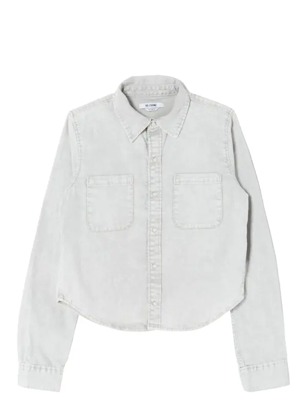 RE/DONE Press-fastening Denim Shirt - Neutrals