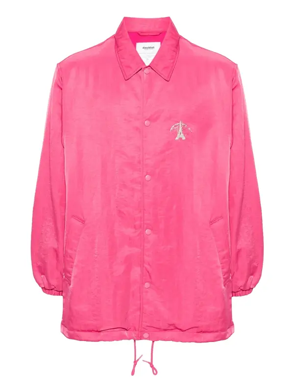 DOUBLET Logo-embroidered Jacket - Pink