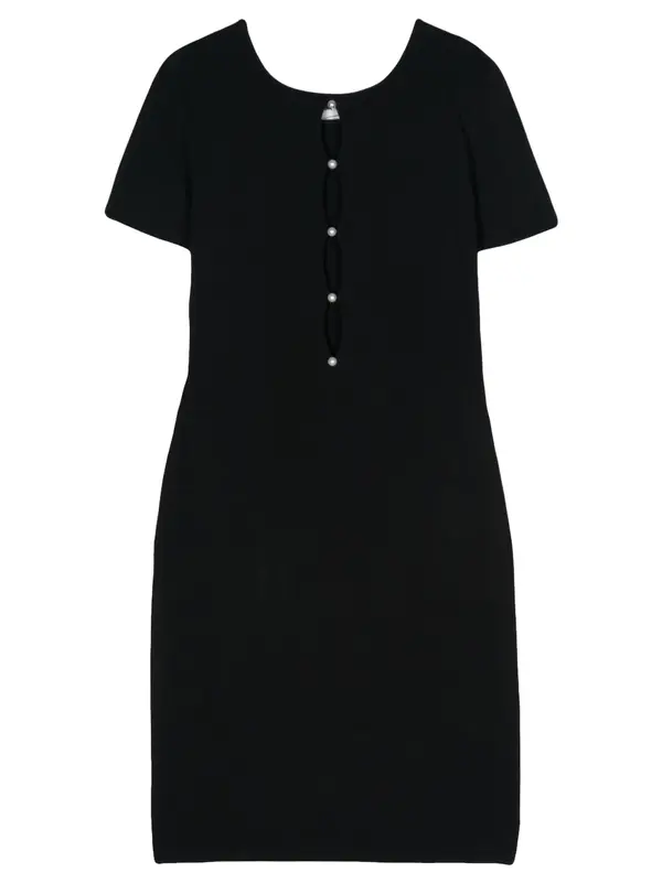 Dsquared2 Fitted Dress With Cut-out Detailing - Black