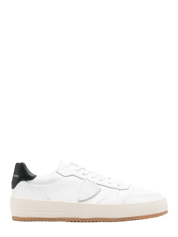 Philippe Model Leather Sneakers - White