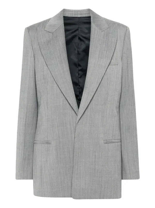 Helmut Lang Peak-lapel Single-breasted Blazer - Black