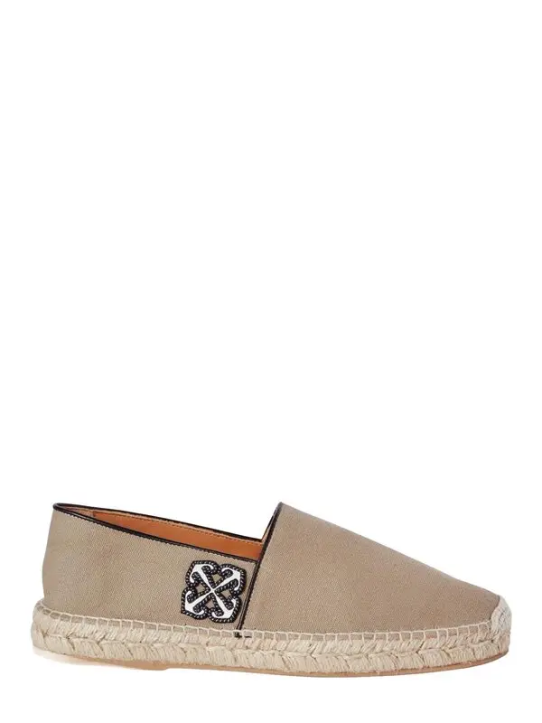 Off-White Arrow Appliqué Espadrilles - Neutrals