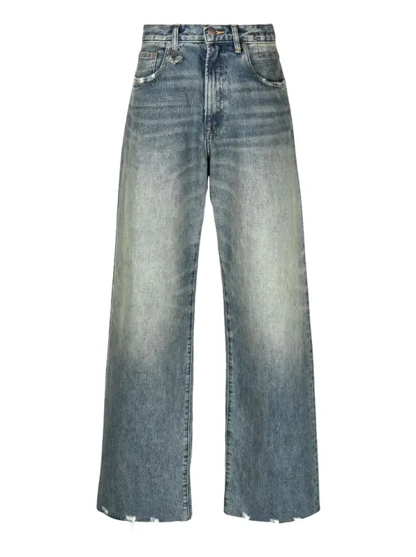 R13 D'arcy Wide-leg Jeans - Blue
