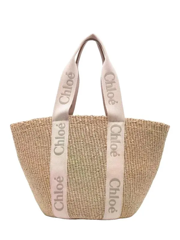 Chloé Large Woody Tote - Neutrals