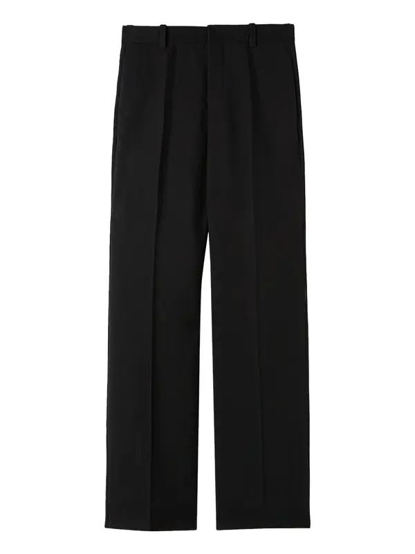 JIL SANDER Tailored Wool Trousers - Black