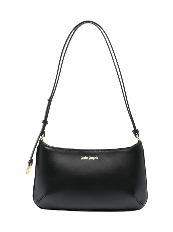 Palm Angels Giorgina Leather Shoulder Bag - Black