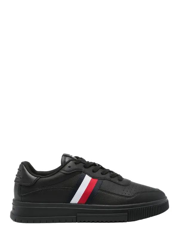 Tommy Hilfiger Stripe-detailing Sneakers - Black