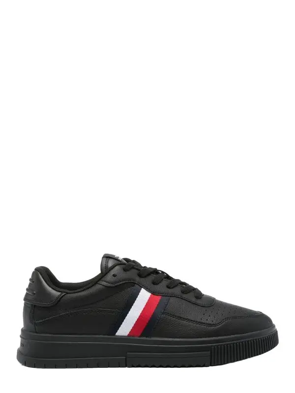 Tommy Hilfiger Stripe-detailing Sneakers - Black