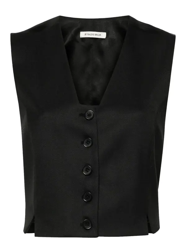 BY MALENE BIRGER Single-breasted Waistcoat - Black