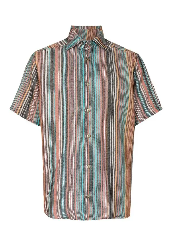 AMIR SLAMA Jacquard T-shirt - Multicolour