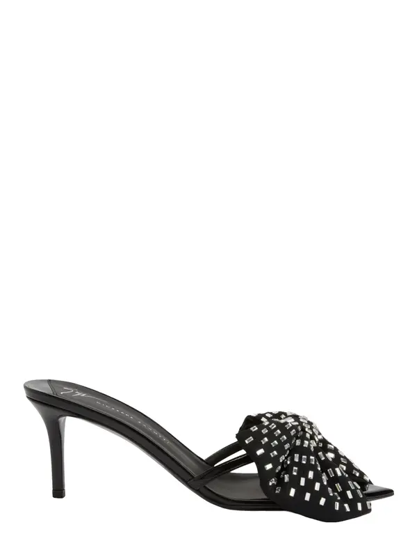 GIUSEPPE ZANOTTI 70mm Intriigo Alexandrine Sandals - Black
