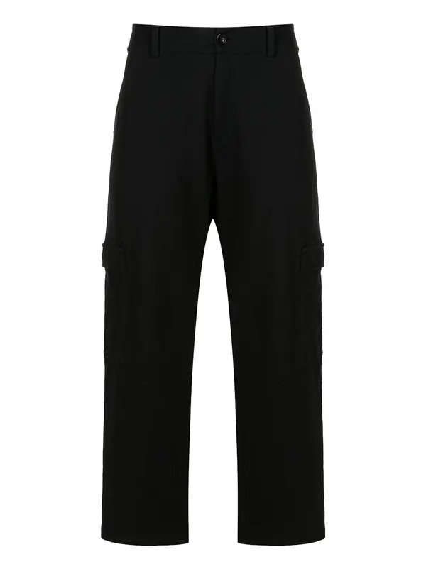 AMIR SLAMA Panelled Cargo Trousers - Black