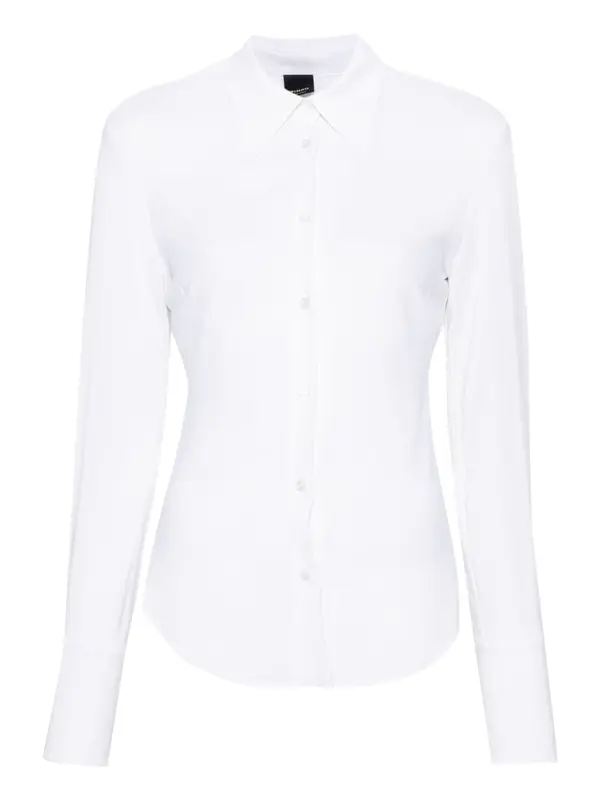 Pinko Fitted Long-sleeve Shirt - White