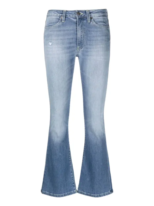 DONDUP Distressed-effect Flared-leg Jeans - Blue
