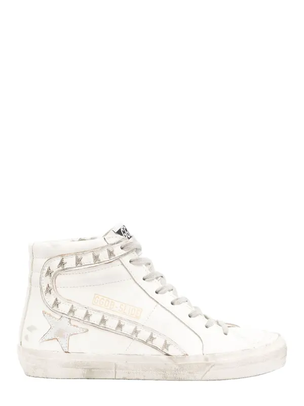 Golden Goose Slide High-top Sneakers - White